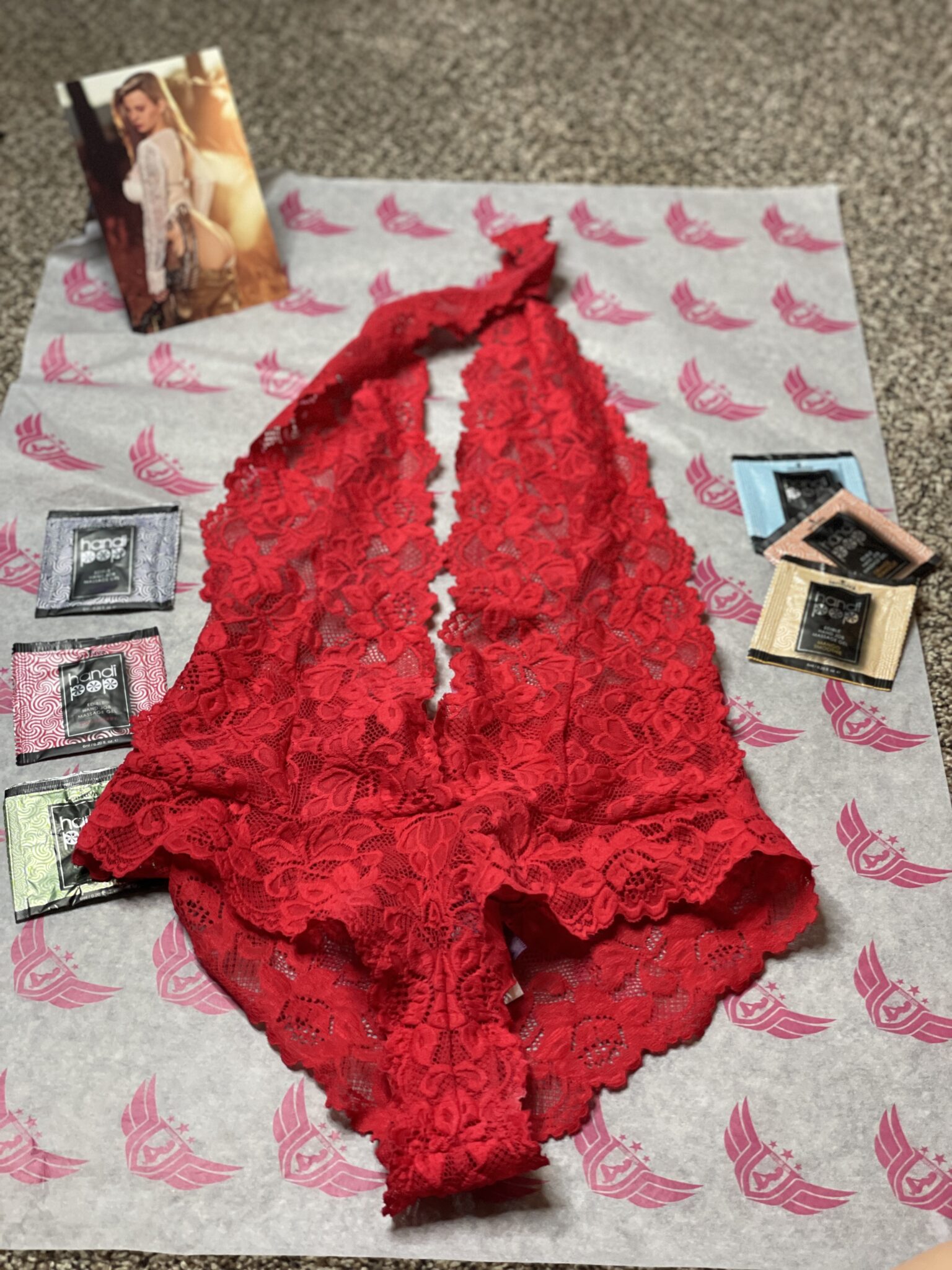 Red Lace Teddy Becca66